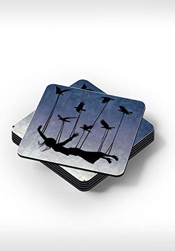 Buy Deer Patch Creatives Flying-Girl HD Graphic Printed Standard Size ...