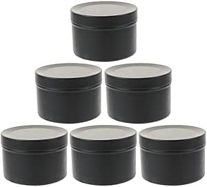 Amazon.com: 20 Pieces 50ml Candle Tins Round Empty Refillable Candle ...