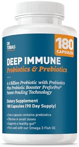 Amazon.com: Dr. Tobias Deep Immune Probiotics & Prebiotics - Dual ...