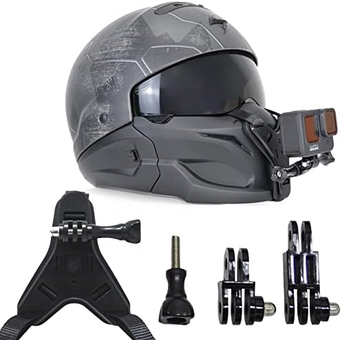 Amazon.com: Motorcycle Helmet Chin Mount for GoPro Camera Helmet Strap ...