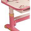 Kids Desk and Chair Set, Height Adjustable Children Study Desk, Golden ...