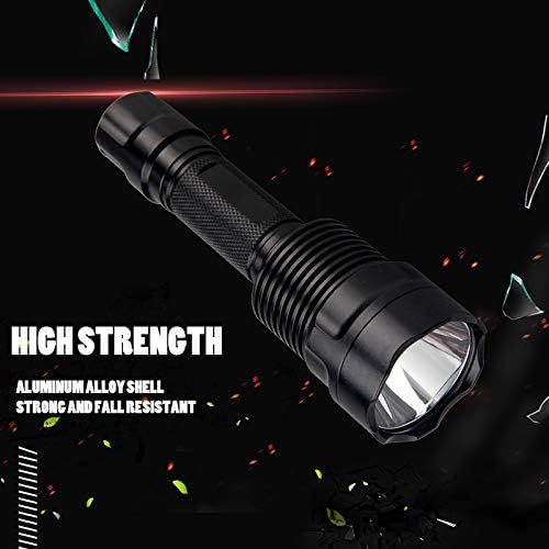 Red Light LED Torch, 500 Lumen 250 Yards LED Red Tactical Hunting ...