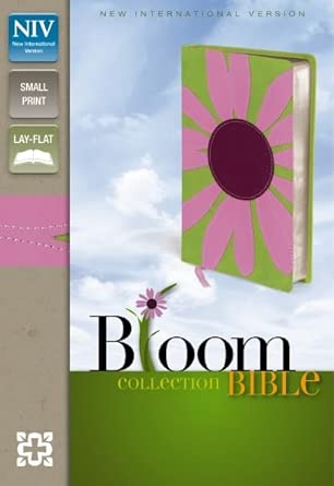 NIV, Bloom Collection Bible, Compact, Leathersoft, Pink, Red Letter ...