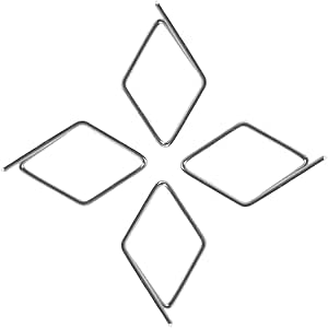 (1000 Pack) Diamond Clip Fasteners for Fire Extinguisher Inspection ...