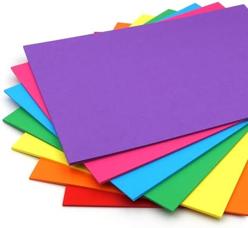 10 Colours, A4 120gsm Coloured Art Paper - Assorted Pack, 100 sheets ...