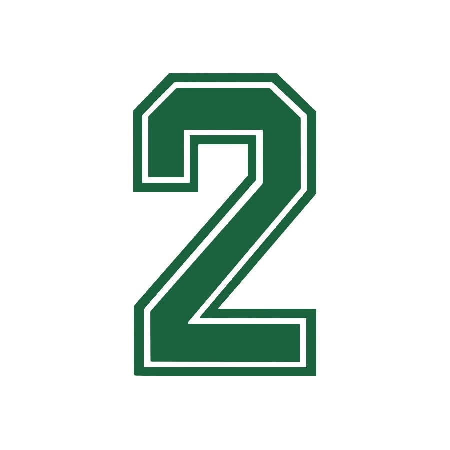 Football Numbers Font