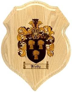 Amazon.com: Kielty Coat of Arms Plaque / Family Crest Plaque : Home ...
