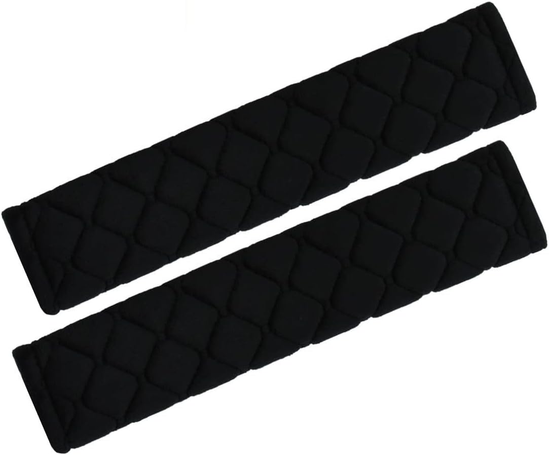 Car Shoulder Pads 2-Pack Plush Seat Belt Covers - Soft Shoulder Pads ...