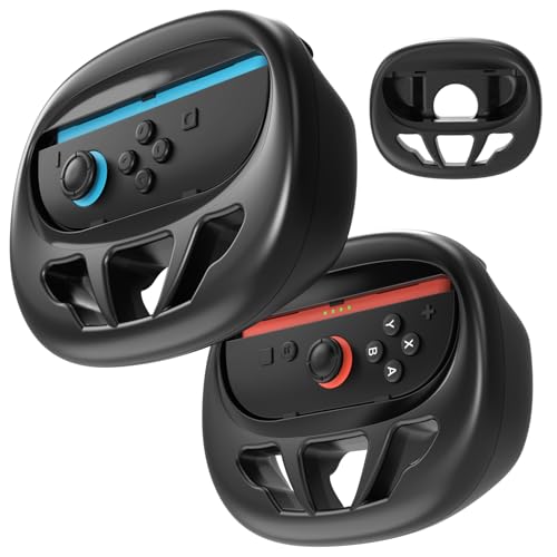 Fosmon Steering Wheel for Nintendo Switch 2 Joy Con Controller, Large ...