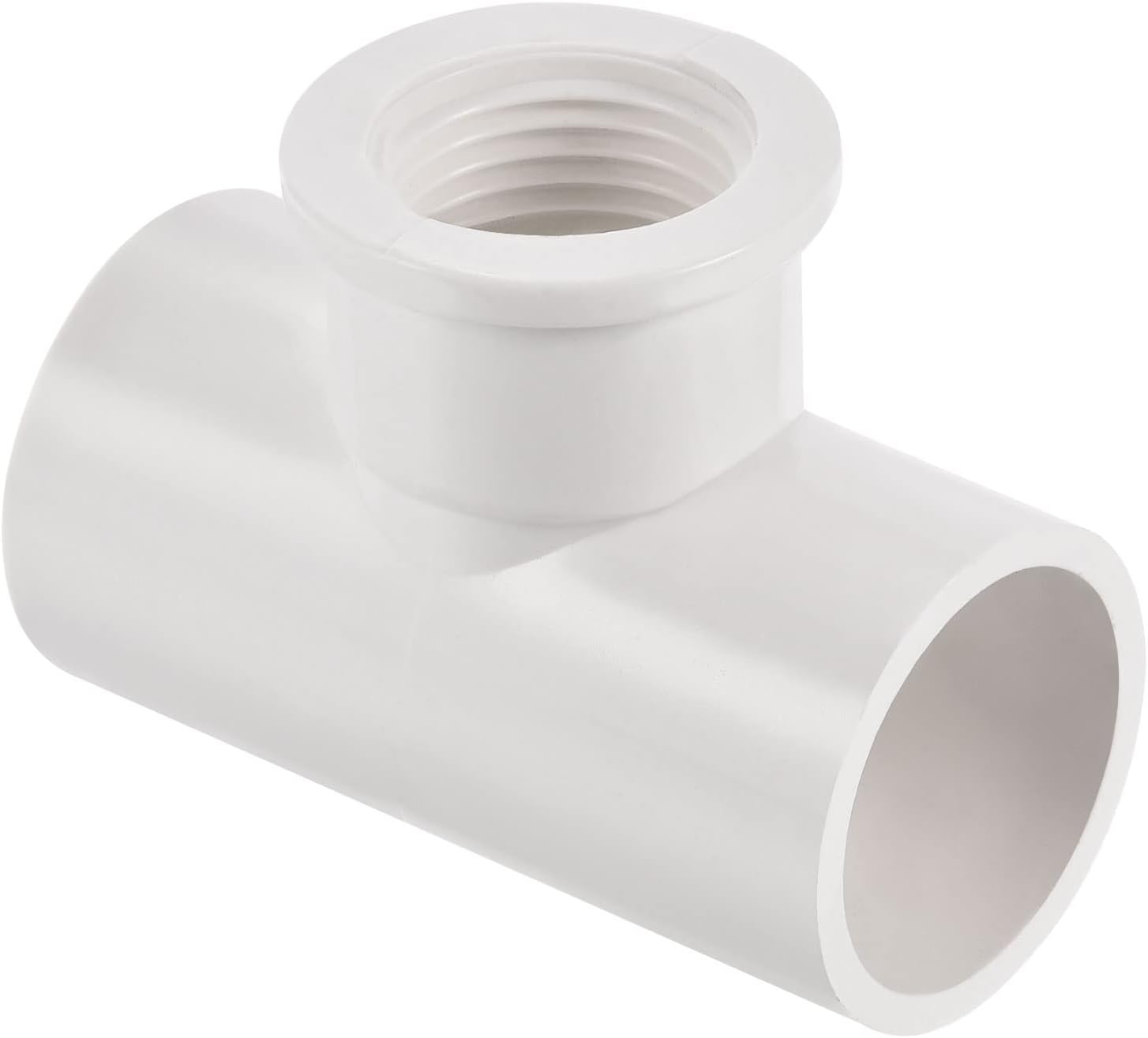Amazon.com: M METERXITY 1 Pack G1/2 Female Thread PVC Tee Pipe Fitting ...