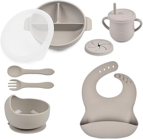 Amazon.com: Joline Designs Silicone Baby Feeding Set - Perfect silicone ...
