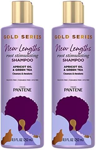 Amazon.com : Pantene Gold Series New Lengths Root Stimulating Shampoo ...