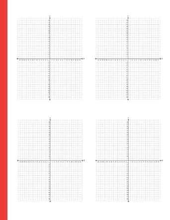 Axis Graph Paper: Grid Paper Notebook With X and Y Axis For Algebra | 8 ...