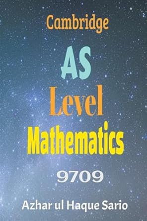 Cambridge AS Level Mathematics 9709: Amazon.co.uk: Sario, Azhar Ul ...