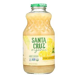 Amazon.com : Santa Cruz Organic Pure Lemon Juice - Case of 12 - 32 Fl ...