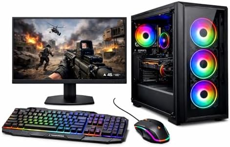KRYNORCXY Desktop Computer PC Set | Core i5 Processor | 8GB RAM | 256GB ...