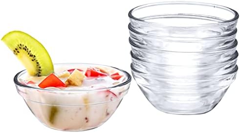 Luminarc Set of 12 Glass Dip Bowls Sauce Condiment Stacking Serving ...