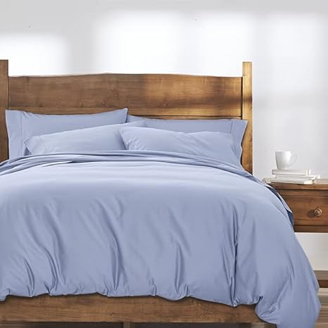 Amazon.com: Cuddledown Easy Care Comforter Duvet Cover | 100% Cotton ...