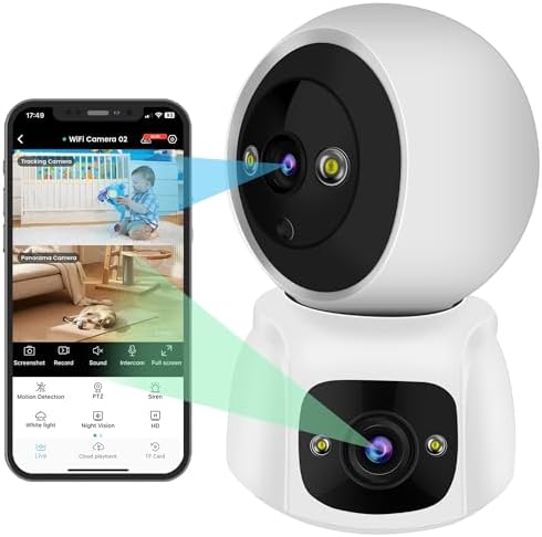 V380 WiFi Security Camera - Baby Monitor With Night Vision & Motion ...