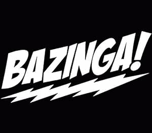 Amazon.com: Bazinga Sticker Vinyl Decal Big Bang Theory Sheldon Cooper ...