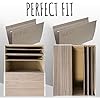 Amazon.com: ZICOTO Decorative File Organizer Box Set of 2 - Collapsible ...