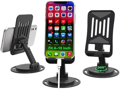 Amazon.com: Nulaxy 360 Rotating Cell Phone Stand, Fully Adjustable ...