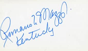 Amazon.com: Romano Mazzoli - Signature : Collectibles & Fine Art