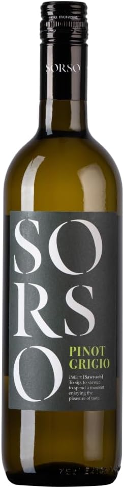 White Wine - Italy Sorso Pinot Grigio 75cl : Amazon.co.uk: Grocery