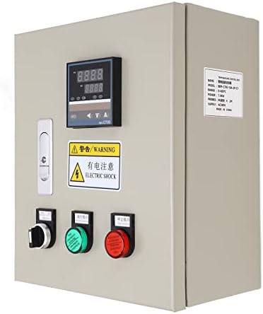 Amazon.com: Intelligent Temperature Controller with Thermocouple Digital PID Thermostat Box ...