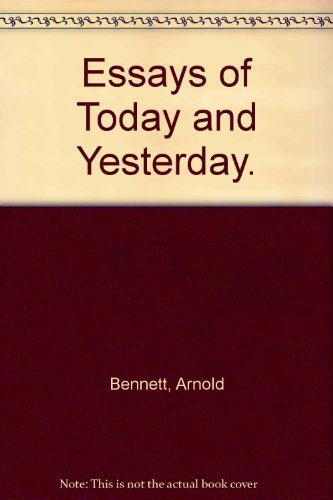 Essays of to-day and yesterday: THOMAS, Edward: Amazon.com: Books
