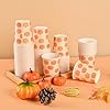 Amazon.com: AimFun 100 Pcs Fall Paper Cups Pumpkins Party Cups 9oz ...