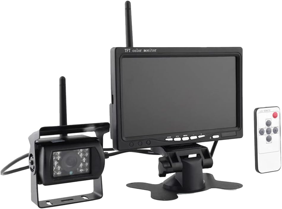Amazon.com: LED Backup Camera + Monitor, 12V / 24V, Compatible with ...