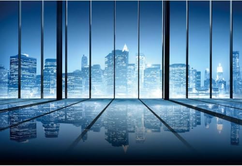 Amazon.com : Yeele 12x8ft City Night View Office Building Backdrop City ...