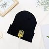 Knit Beanie Hat Ukraine Flag Knitted Hat Mens Winter Hats Knitted ...