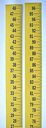 Extra Wide Ruler – Adhesive Backed – 3 Inch Wide X 96 Inch Long ...