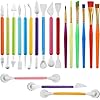 Amazon.com: 19 Pieces Cake Decorating Tools,Cookie Fondant Modeling Set ...