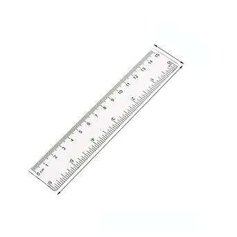 Scale/Ruler(6 inch, 15 cm) Stainless Steel,Wooden,Plastic Scale, Small ...