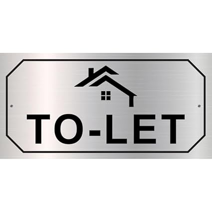 CUSTOMIZED TO-LET SIGN BOARD-DI-TL-007-12"X6" : Amazon.in: Office Products