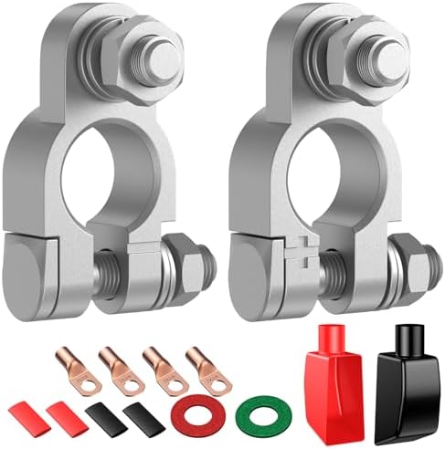 Amazon.com: 2PCS Battery Terminal Connectors with 3 Way -12V Automotive ...