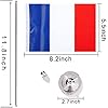 Amazon.com: ZXvZYT 2 Pack France flag French Table Flag Small Mini ...