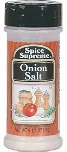 Amazon.com : Spice Supreme Onion Salt - 5.25 oz. (Pack Of 6) : Spices ...