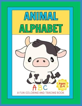 Amazon.com: Animal Alphabet: A Fun Coloring and Tracing Book Toddlers ...