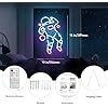 Neon Sign Cool Ice Blue Pink Spaceman Astronaut Space Travel LED Light ...
