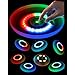 Amazon.com : NebulaGlide -25 RGB LEDs Frisbee, Flying Disc, Extremely ...