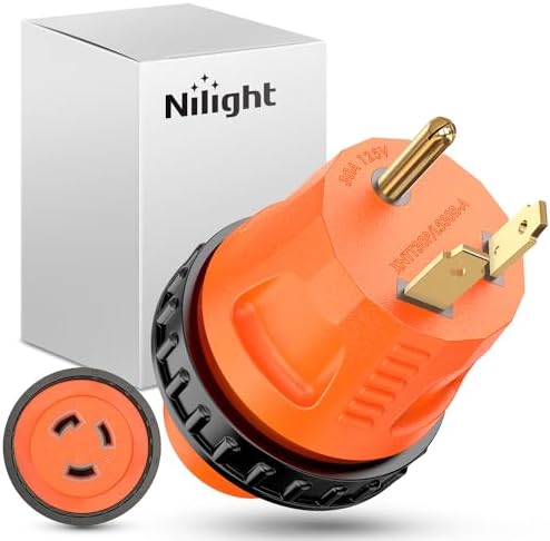 Amazon.com: Nilight 30 A to 30A RV Power Adapter Twist Locking ...