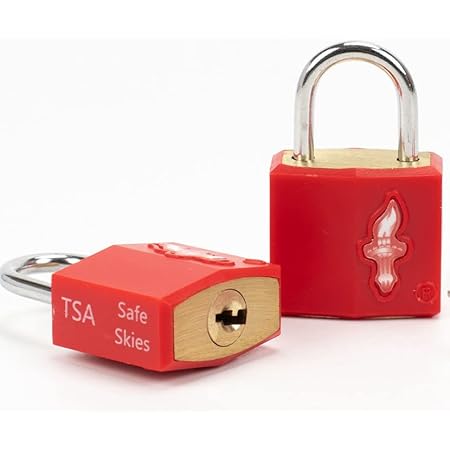 Amazon.com: 2 Pack TSA Approved Luggage Locks with Keys for Travel ...