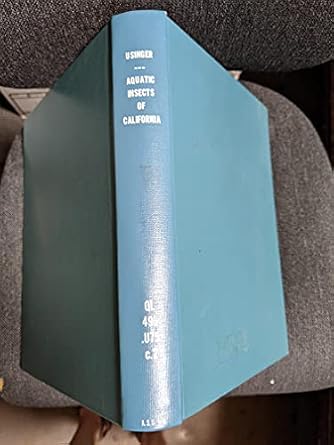 Aquatic Insects of California: unknown author: Amazon.com: Books