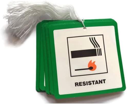 Pack of 10 Upholstery/Furniture Sew On Fire Labels : Amazon.co.uk: DIY ...