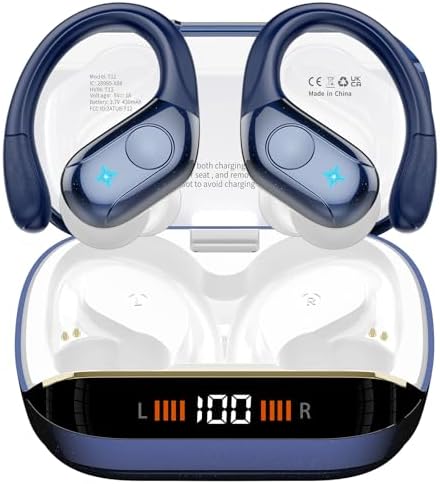 Wireless Earbuds, 75H Bluetooth 5.4 Headphones, Sport Wireless ...