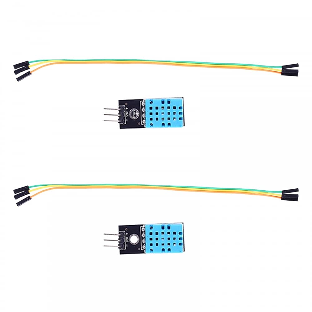 2PCS Temperature Humidity Module, DC 3.3V-5V DTH11 Temperature Sensor ...